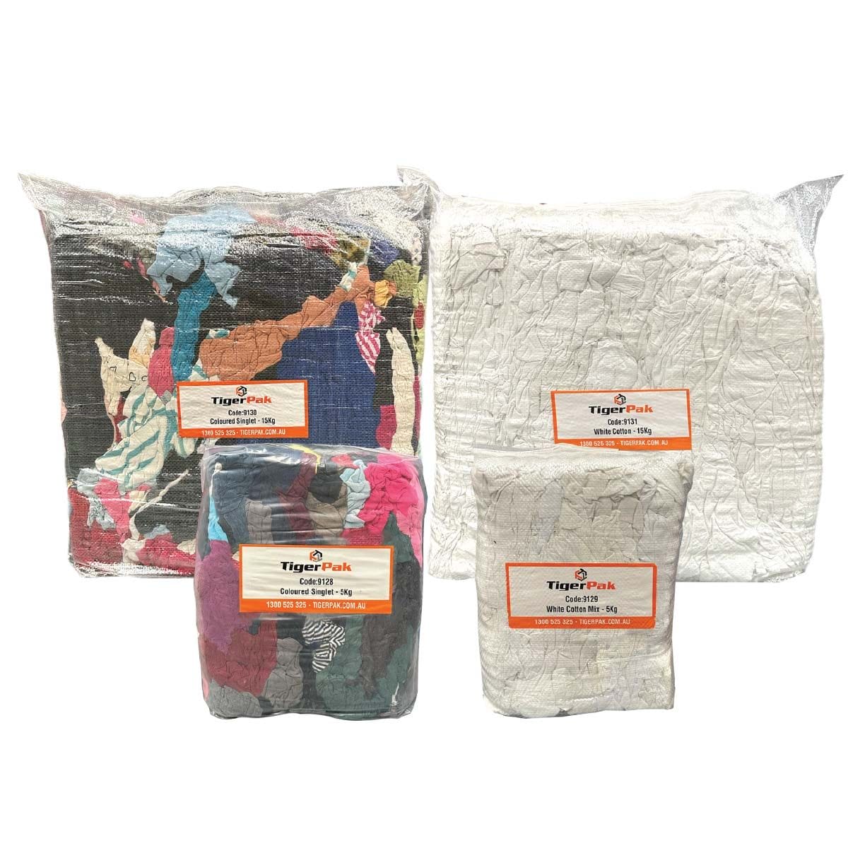 RAGS 15KG COLOUR SINGLET - Megafix